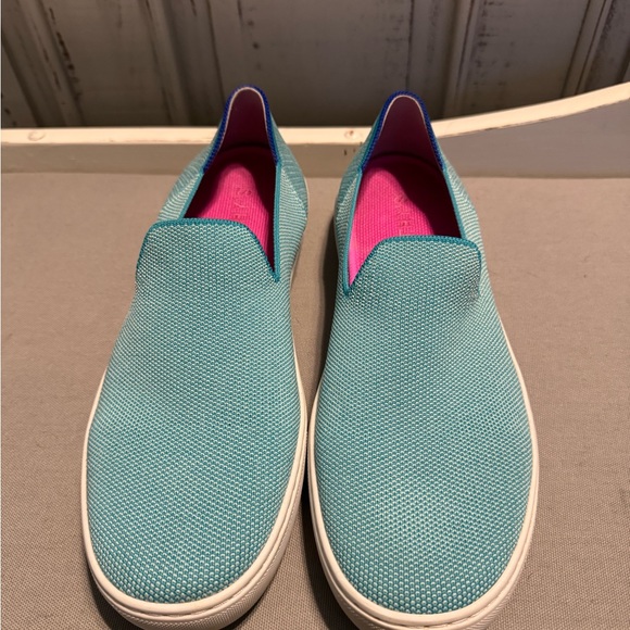 Rothy's | Shoes | Rothys Original Slip On Sneaker Island Blue | Poshmark
